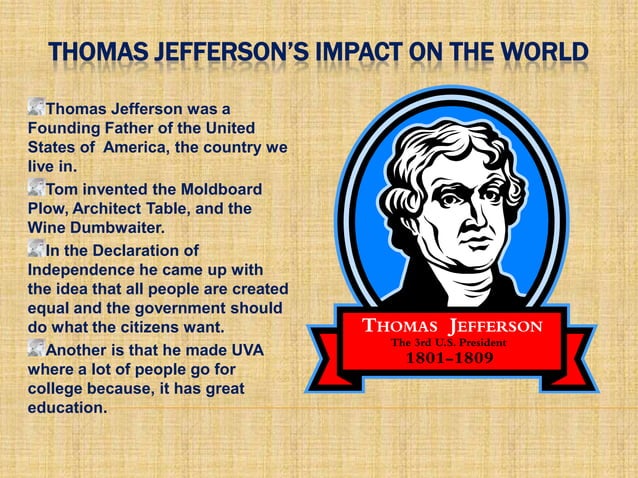 13 thomas jeffersons life | PPT
