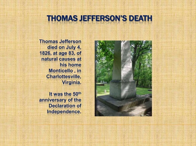 13 thomas jeffersons life | PPT