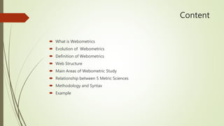 Webometrics | PPTX