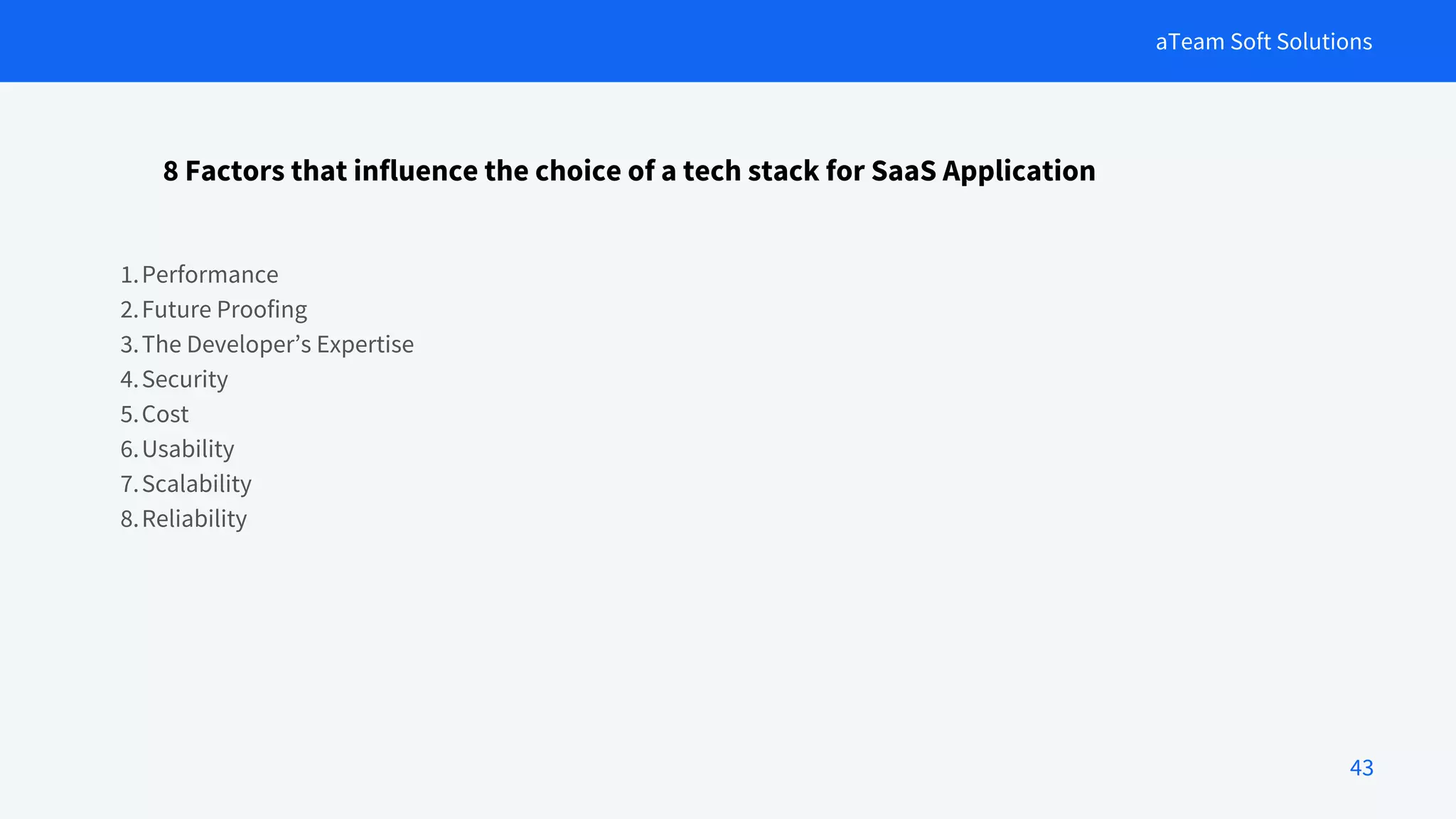 Tech Stack For Your Saas Product Ppt