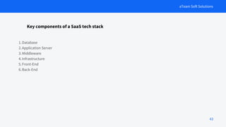 Tech Stack for your SaaS Product | PPT