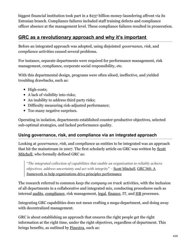 13 Top GRC Tools for an Integrated Governance, Risk and Compliance ...