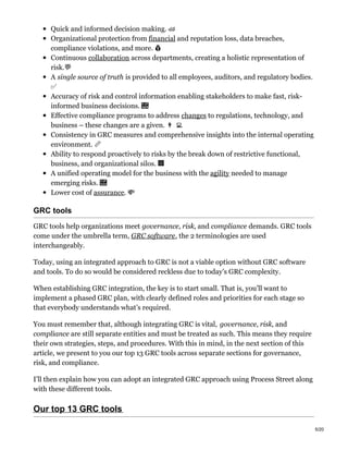 13 Top GRC Tools for an Integrated Governance, Risk and Compliance ...