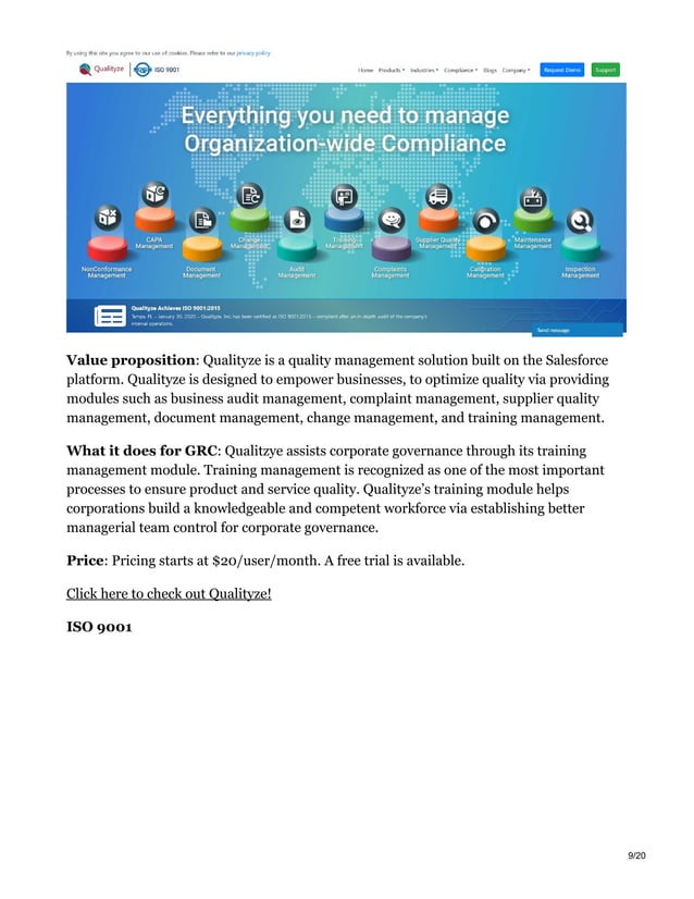 13 Top GRC Tools for an Integrated Governance, Risk and Compliance ...