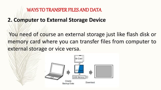 13_TRANSFER-DATA-USING-COMPUTER-SOFTWARE.pptx | Internet | Computing