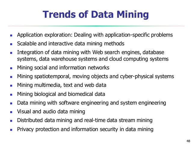 Data Mining: Concepts and techniques: Chapter 13 trend