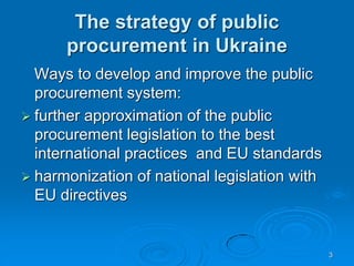 13 Reforms in Public Procurement Sphere of Ukraine_English | PPT