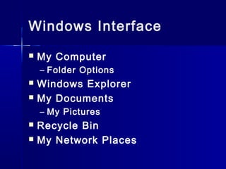 13 understanding windows | PPT