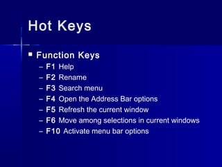 13 understanding windows | PPT | Operating Systems | Computer Software and Applications