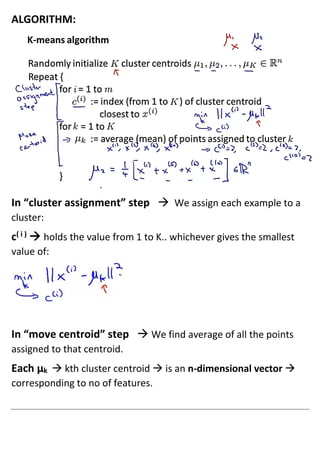 13 unsupervised learning clustering | PDF