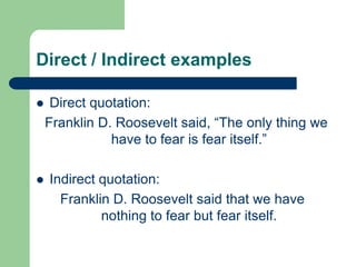 Using Quotations(Jill T ) | PPTX