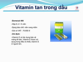 13 vai tro cua vitamin & khoang chat | PDF