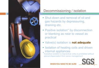 13VesselEntry ppt use in confined space entry | PPT