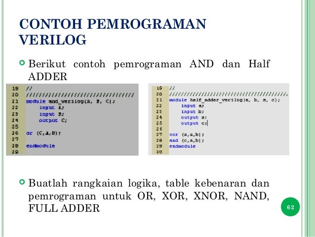 bahasa pemrograman perangkat keras VHDL