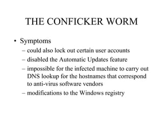 Virus and Worms | PPTX