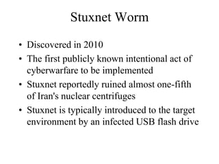 Virus and Worms | PPTX