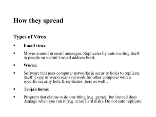 Virus and Worms | PPTX