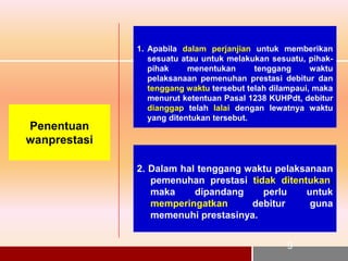 WANPRESTASI PMH DALAM PERBANKAN EKONOMI SYARIAH.pptx