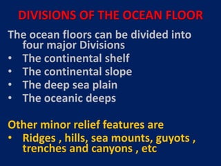 Ocean water description slide share in detail | PPT