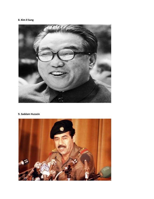 13 worst dictators in world history | PDF