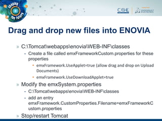ENOVIA v6 R2013x Tips and Tricks | PPTX