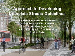 14 04-09 complete streets overview | PDF