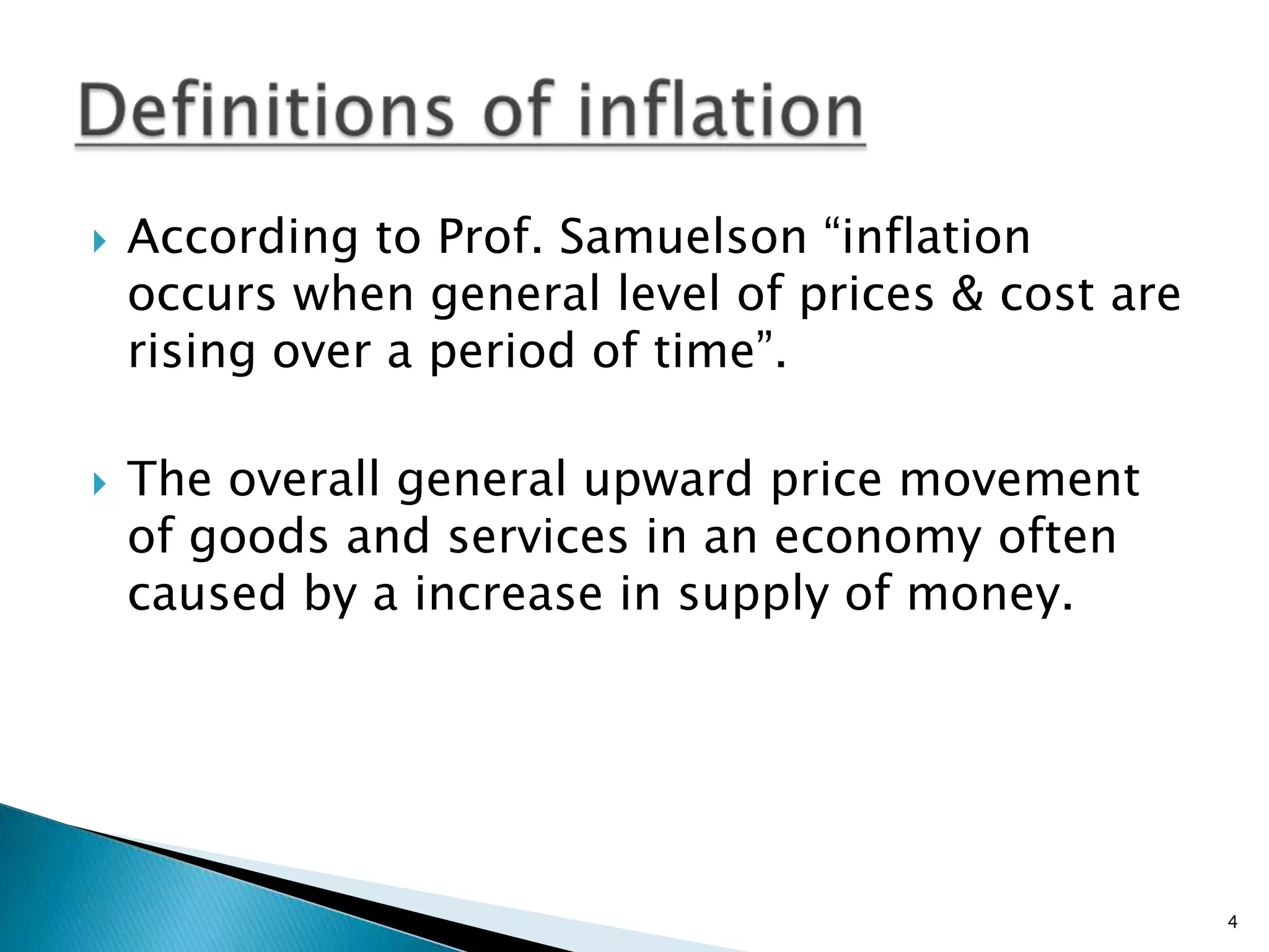 inflation,types | PPTX