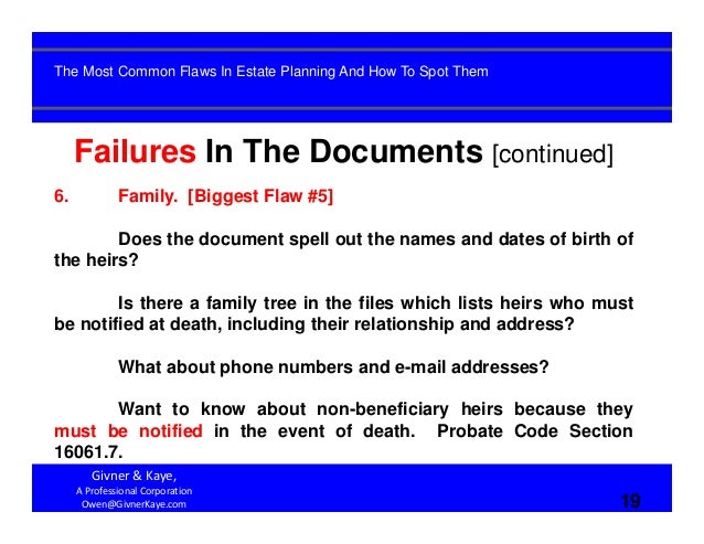 14 05-17 the most common flaws in estate planning