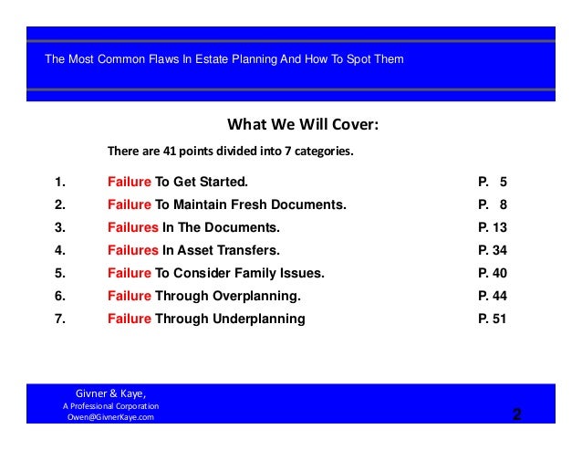 14 05-17 the most common flaws in estate planning