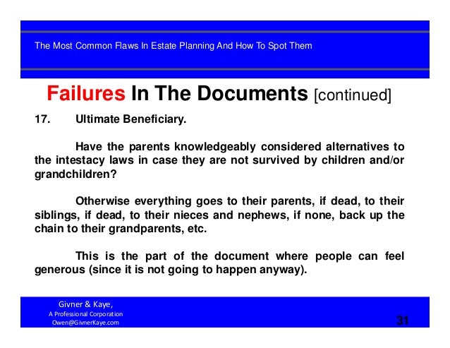 14 05-17 the most common flaws in estate planning