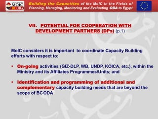 Building Capacities of ODA in MOIC | PDF