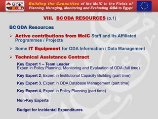 Building Capacities of ODA in MOIC | PDF