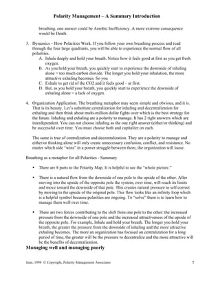 Polarity Thinking | PDF