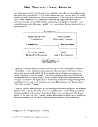 Polarity Thinking | PDF
