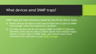 SNMP(Simple Network Management Protocol) | PPTX