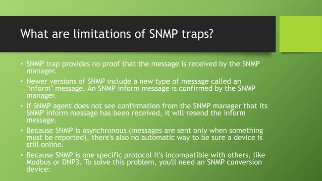SNMP(Simple Network Management Protocol) | PPTX | Computer Networking | Computing