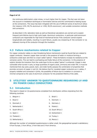Copper in comparison to aluminium as common material in conductors of ...