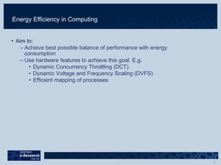 Energy efficient computing & computational services | PPTX