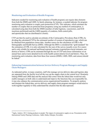 Considerations for the integration of HMIS and LMIS | PDF