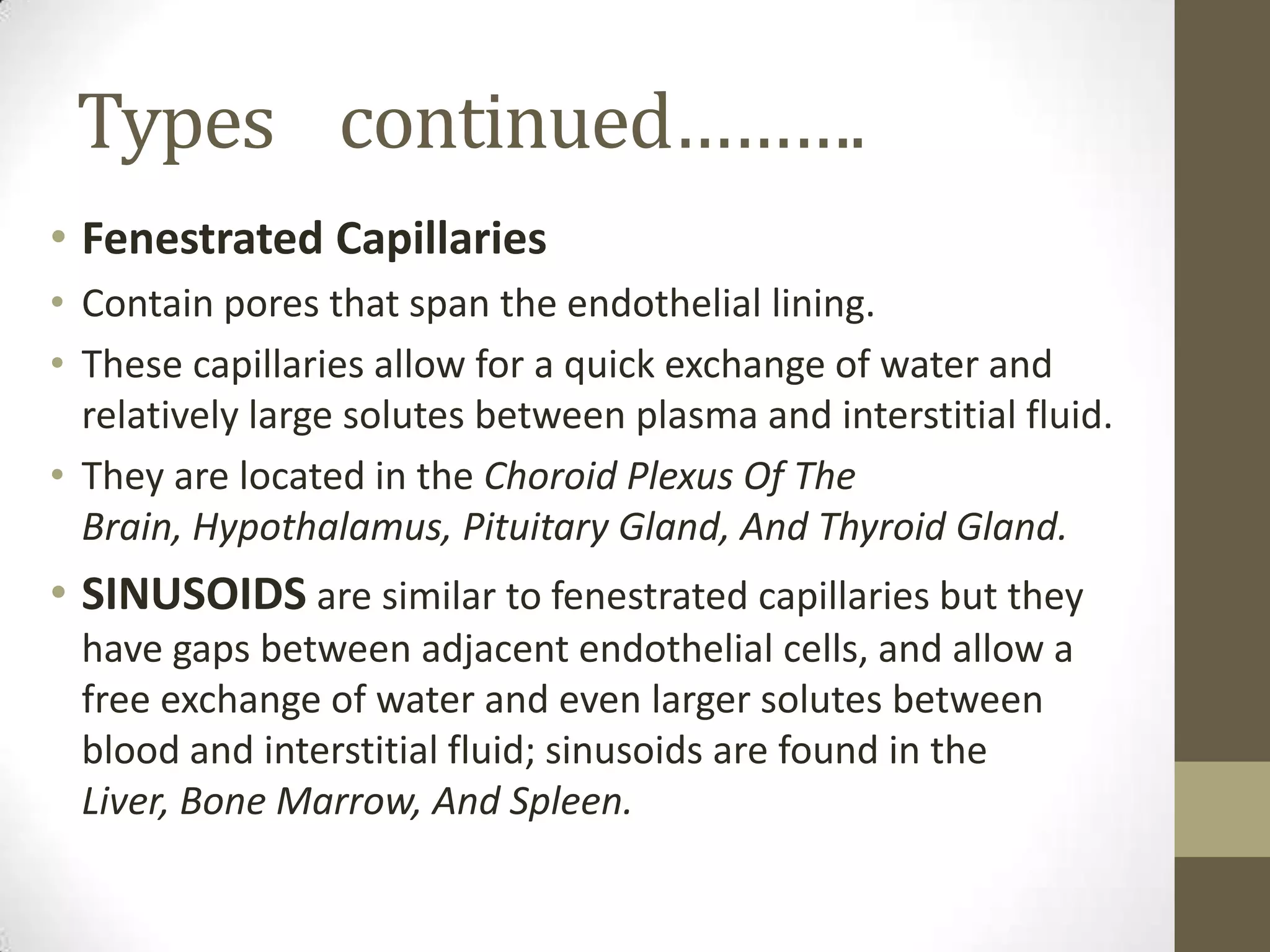 14.structure & functions of capillaries, venules and veins | PPTX