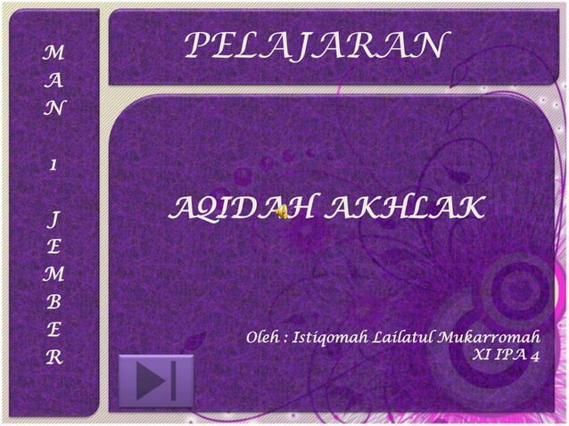 14. istiqomah lailatul m.xi ipa 4.pelajaran | PPT