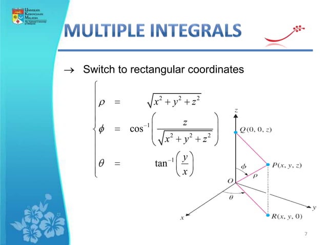 14.6 triple integrals in cylindrical and spherical coordinates | PPTX