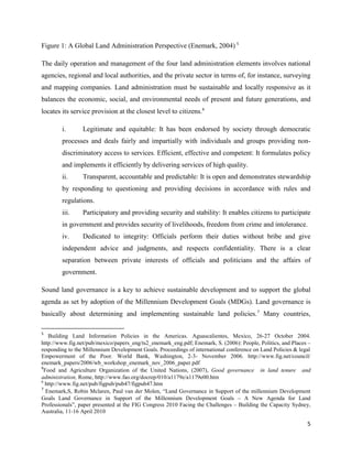 Land administration in Malaysia | PDF