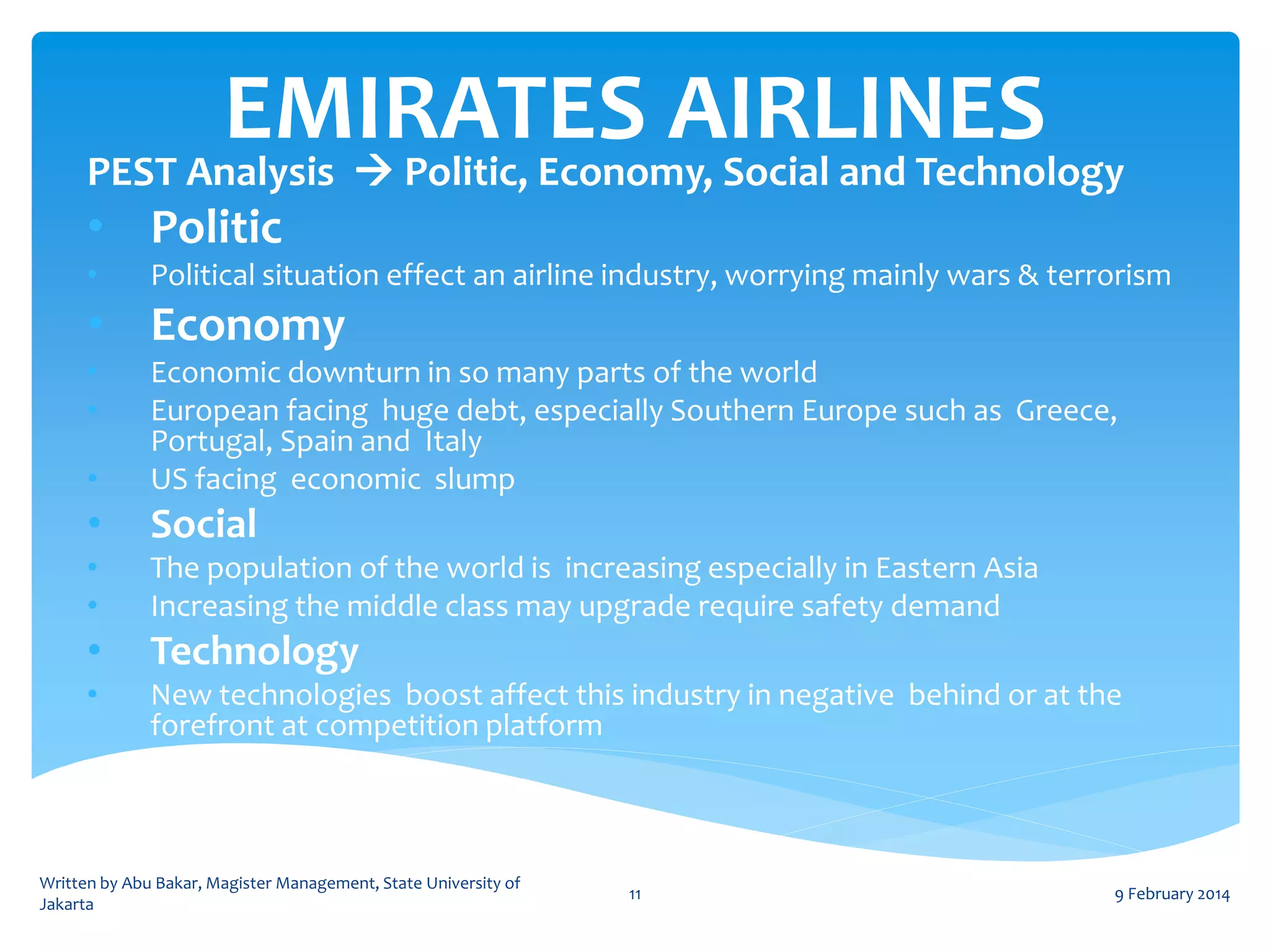 Emirates Airlines Draft Strategic 2013-2014 | PDF