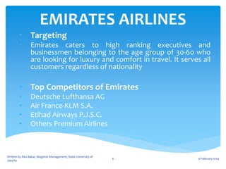 Emirates Airlines Draft Strategic 2013-2014 | PDF