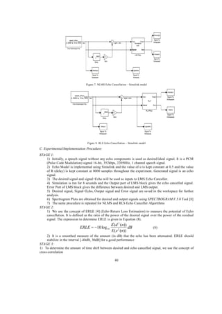 Echo Cancellation Algorithms using Adaptive Filters: A Comparative Study | PDF