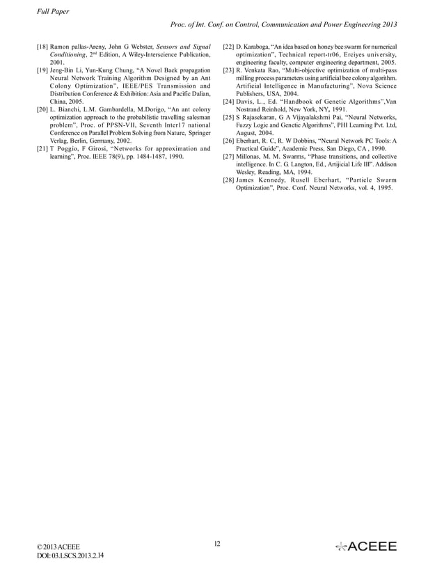 An Adaptive Soft Calibration Technique for Thermocouples using Optimized ANN | PDF