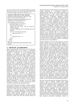 Memetic search in differential evolution algorithm | PDF