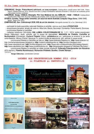 Din lumea colectionarilor | PDF