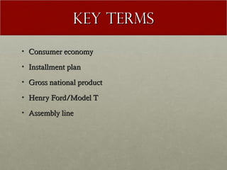 The 1920s Economic Boom | PPT